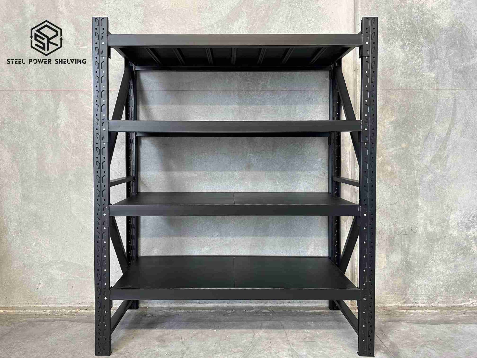 Shelf 1.8m(H)x1.5m(L)x0.6m(D)1000kg – Steel Power Shelving